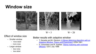 Introduction to Binocular Stereo in Computer Vision | PPTX