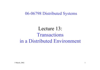 Lec13s transaction | PPT