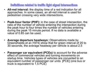Lec 13 Traffic Light Signals (Transportation Engineering Dr.Lina Shbeeb ...