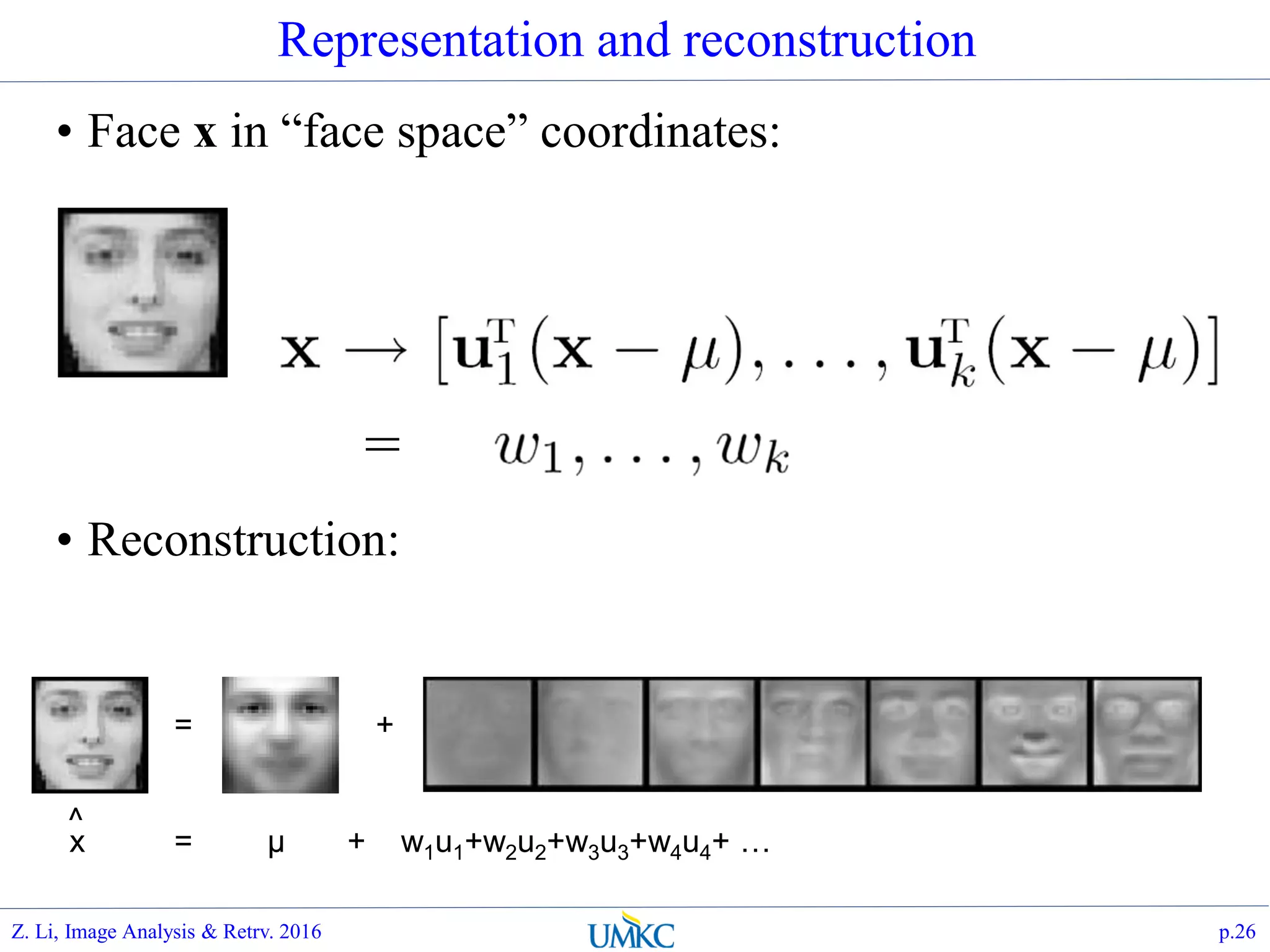 Lec14 eigenface and fisherface | PDF
