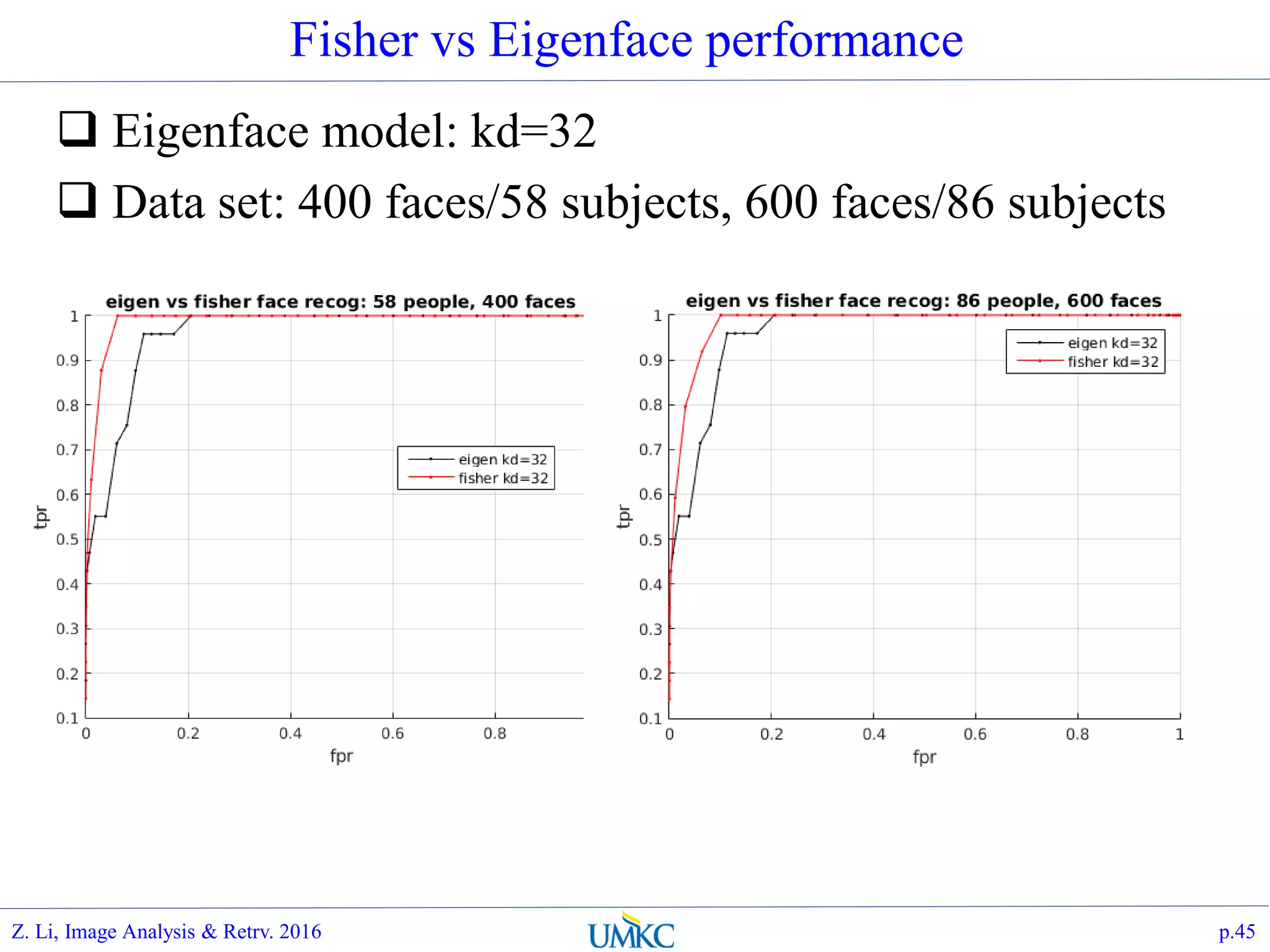 Lec14 eigenface and fisherface | PDF