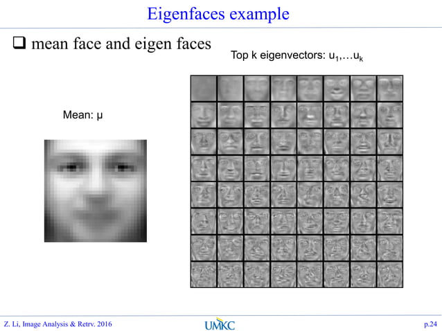 Lec14 eigenface and fisherface | PDF