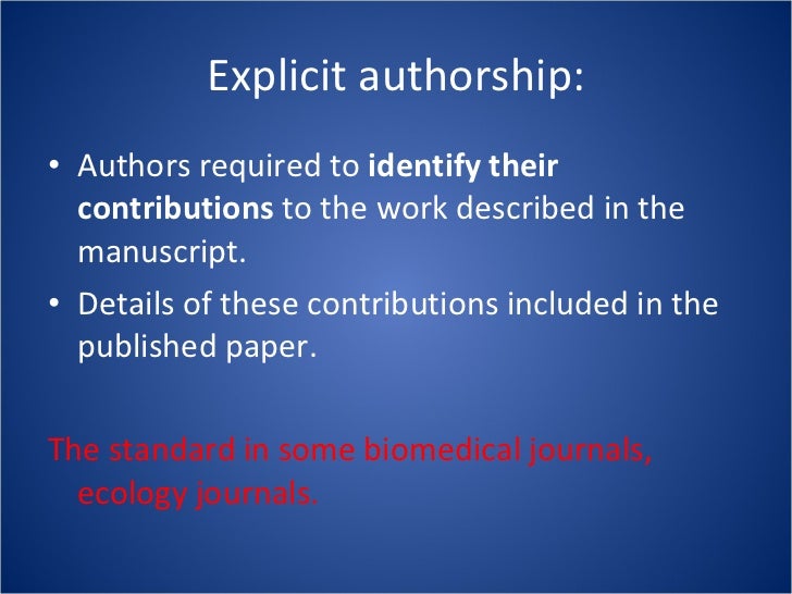 Lec 14 Authorship Issues