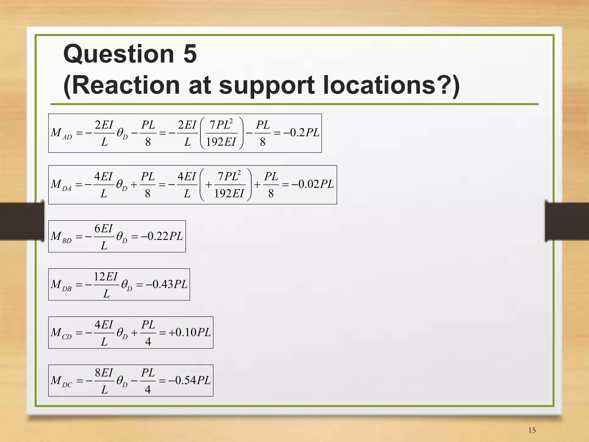 Slope-deflection question | PPT | Free Download