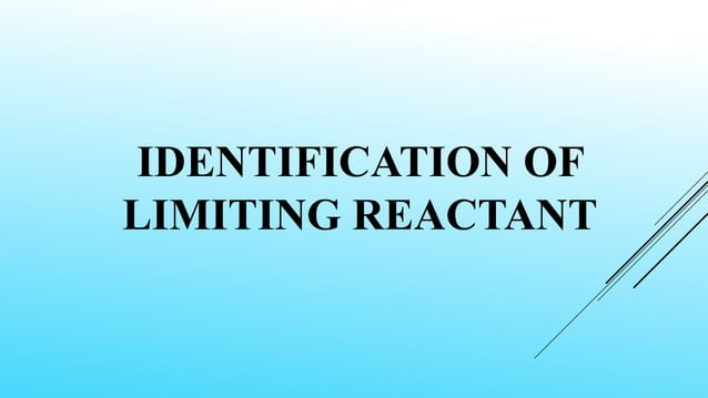Limiting Reactant | PDF | Chemistry | Science