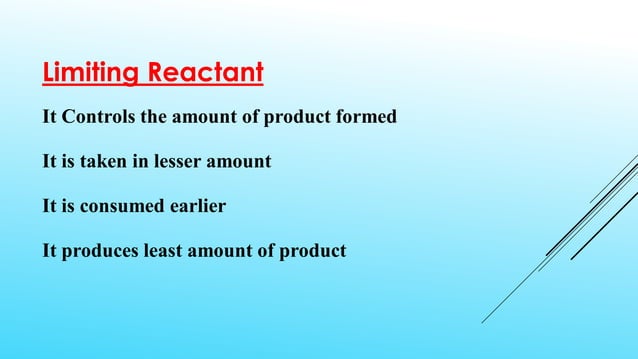 Limiting Reactant | PDF | Chemistry | Science