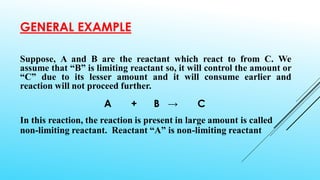 Limiting Reactant | PDF