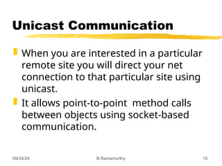 Remote method invocation distribution system | PPT