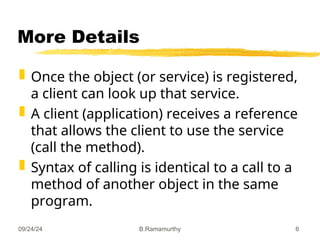 Remote method invocation distribution system | PPT