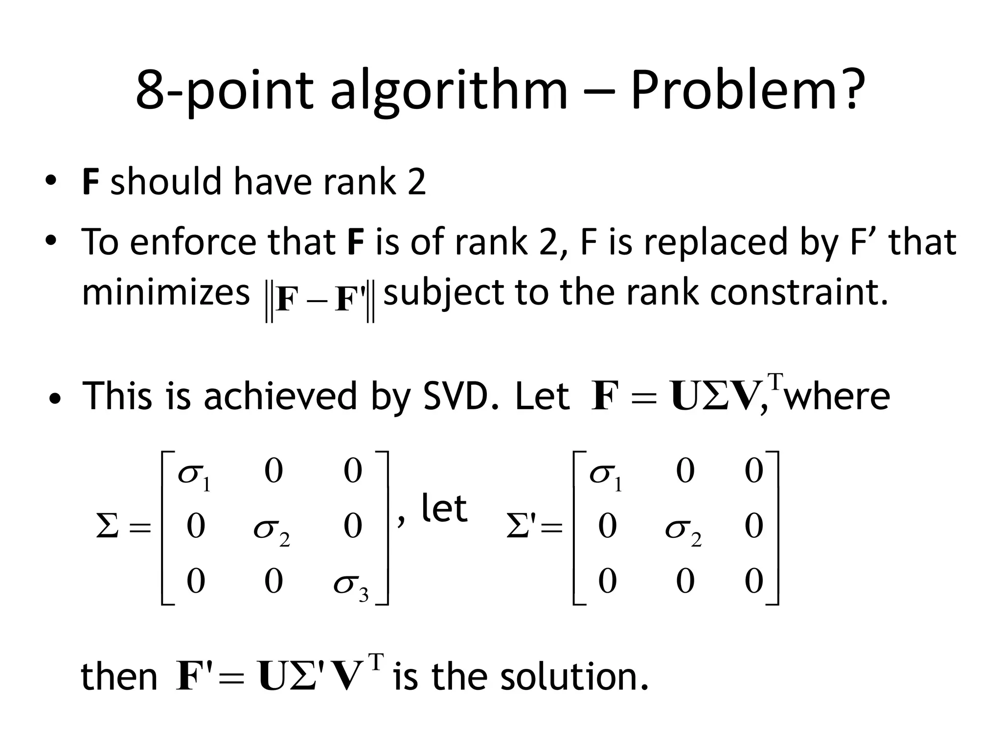 Computer vision - two view geometry | PPTX