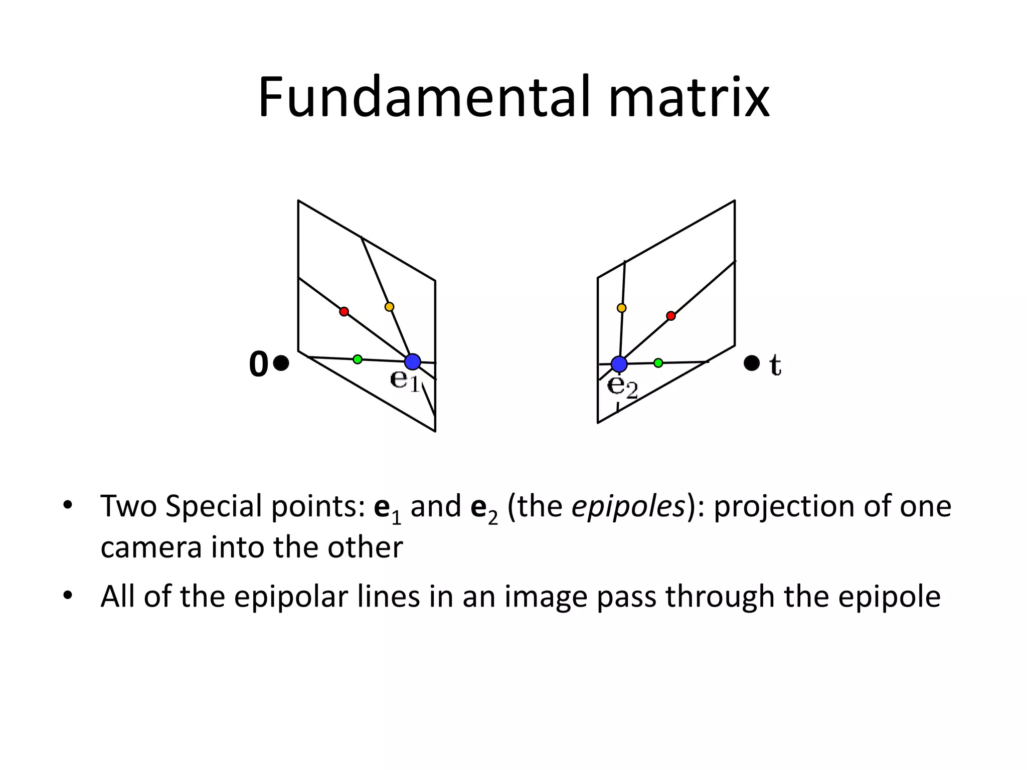 Computer vision - two view geometry | PPTX
