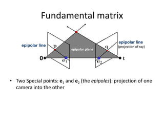 Computer vision - two view geometry | PPTX