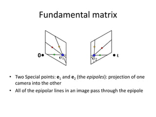 Computer vision - two view geometry | PPTX