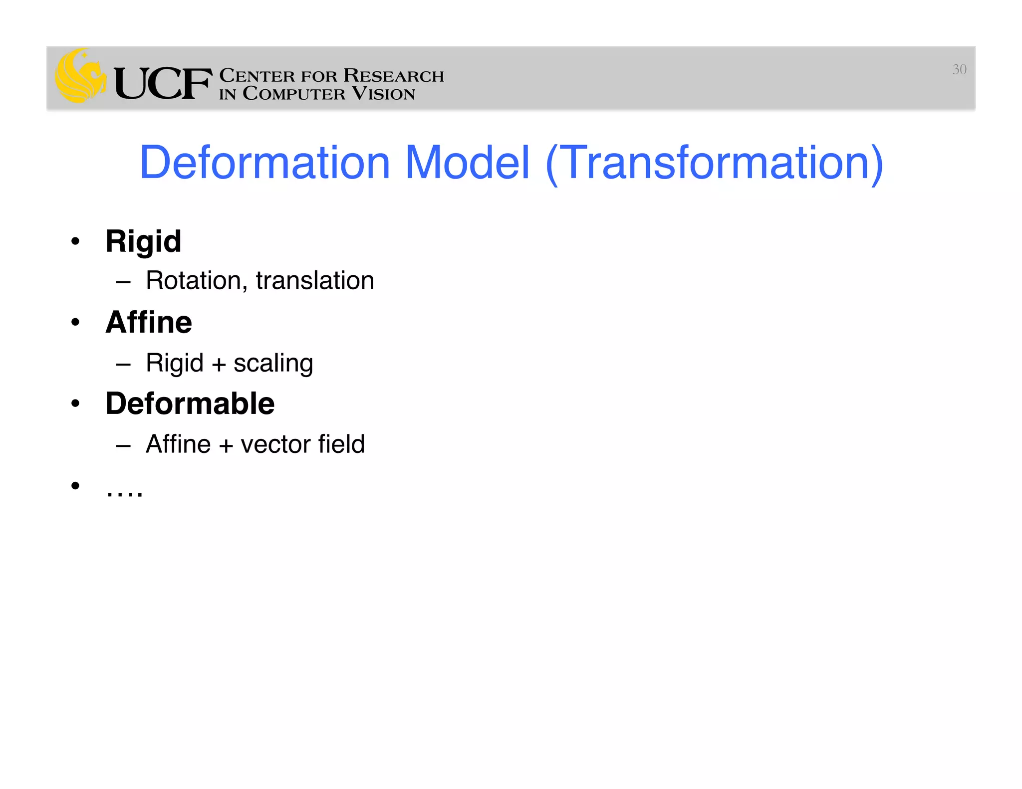 Lec15: Medical Image Registration (Introduction) | PDF