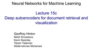 Neural Networks for Machine Learning and Deep Learning | PPT