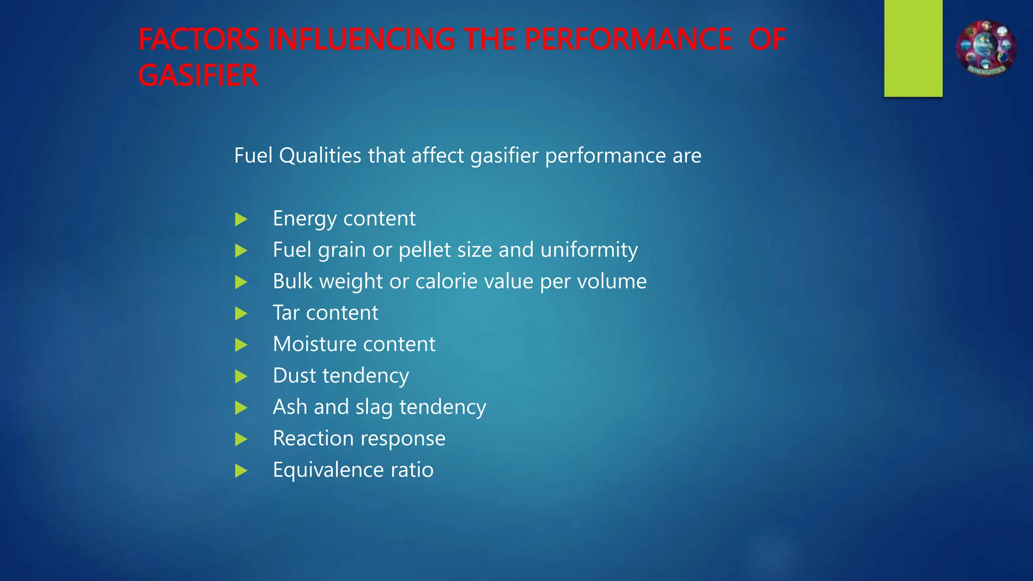 Biomass gasification - types and principles | PPTX