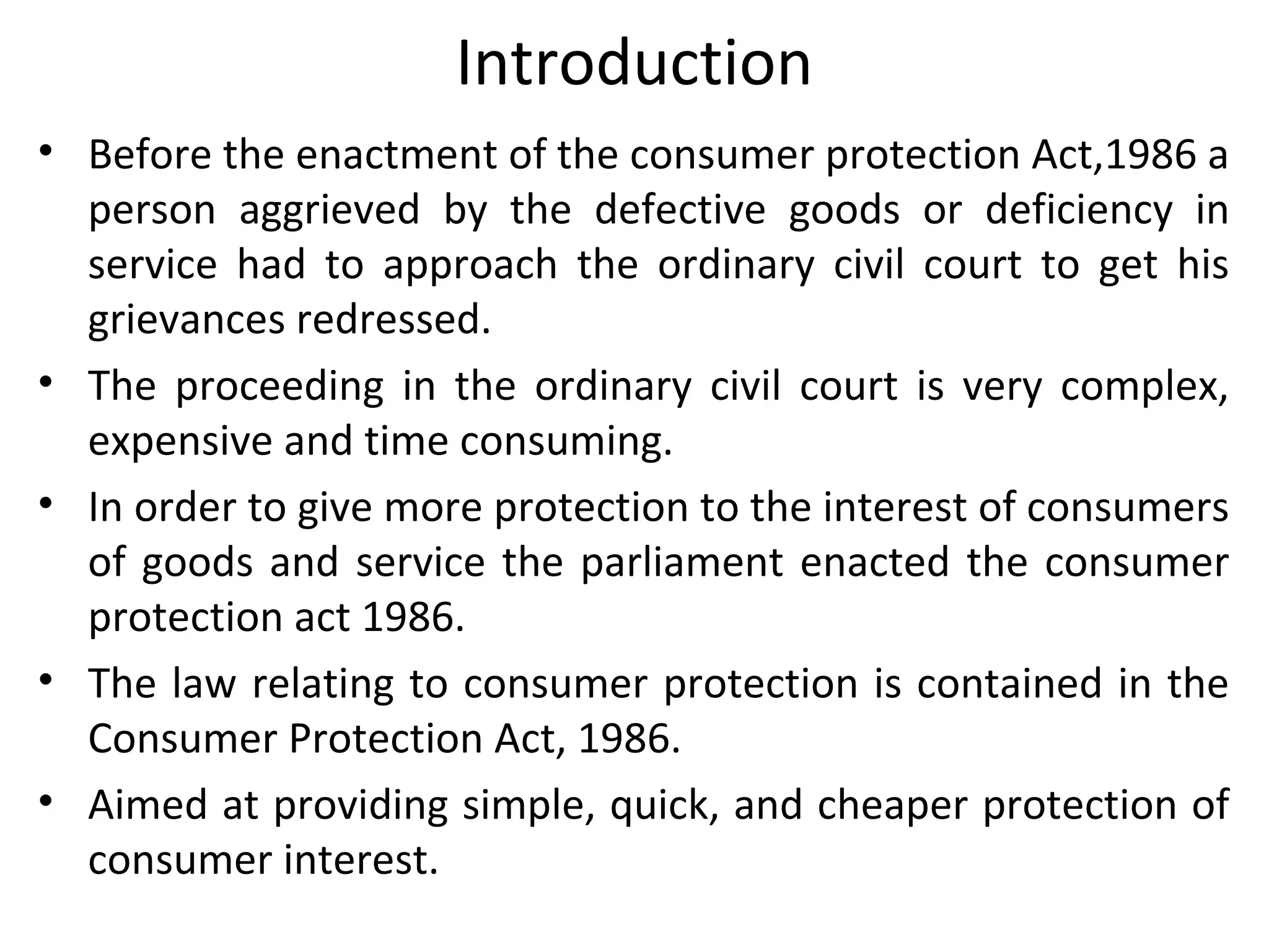 Lec 15 consumer protection act | PPT