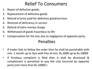 Lec 15 consumer protection act | PPT