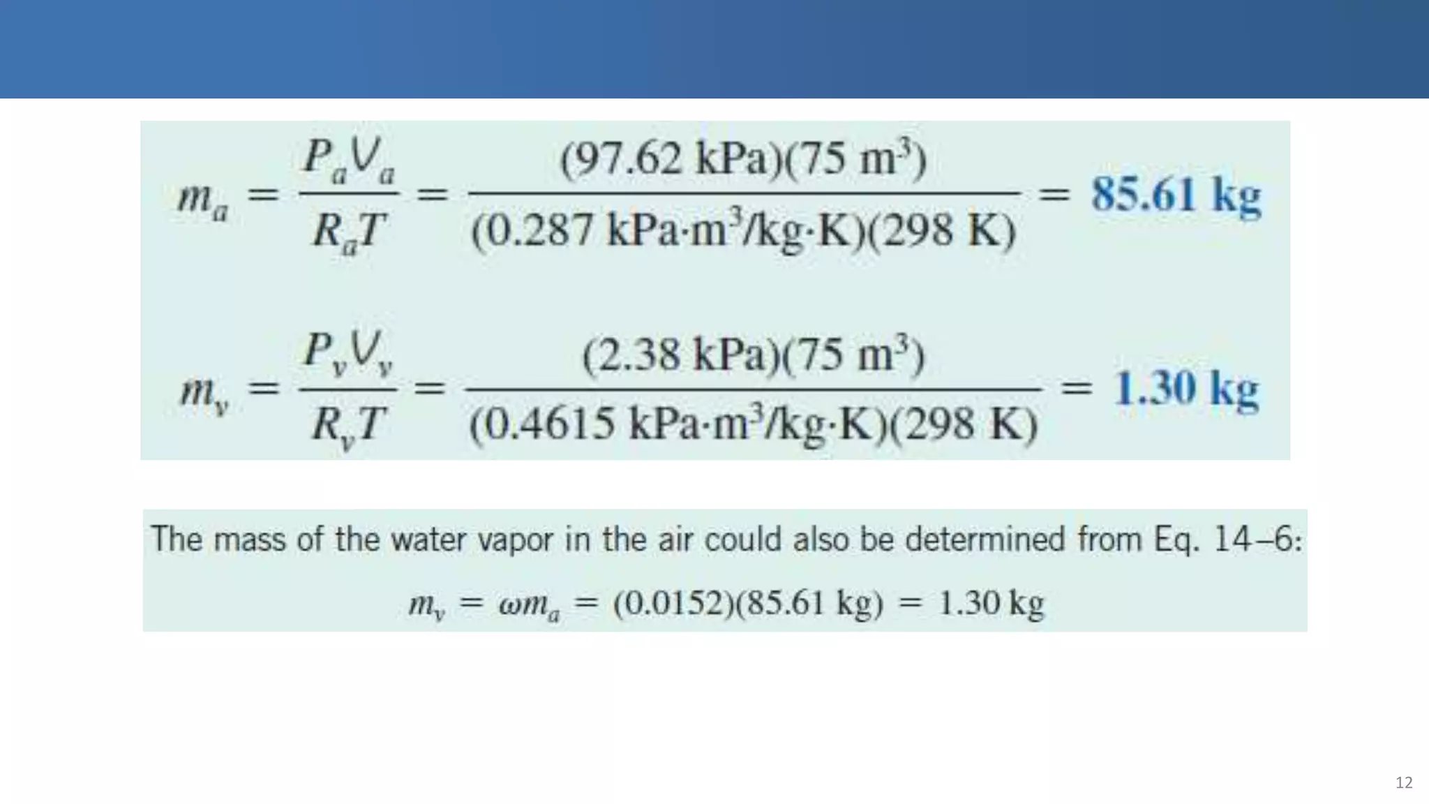 Lecture 15a - Gas Vapor Mixtures | PPTX | Chemistry | Science