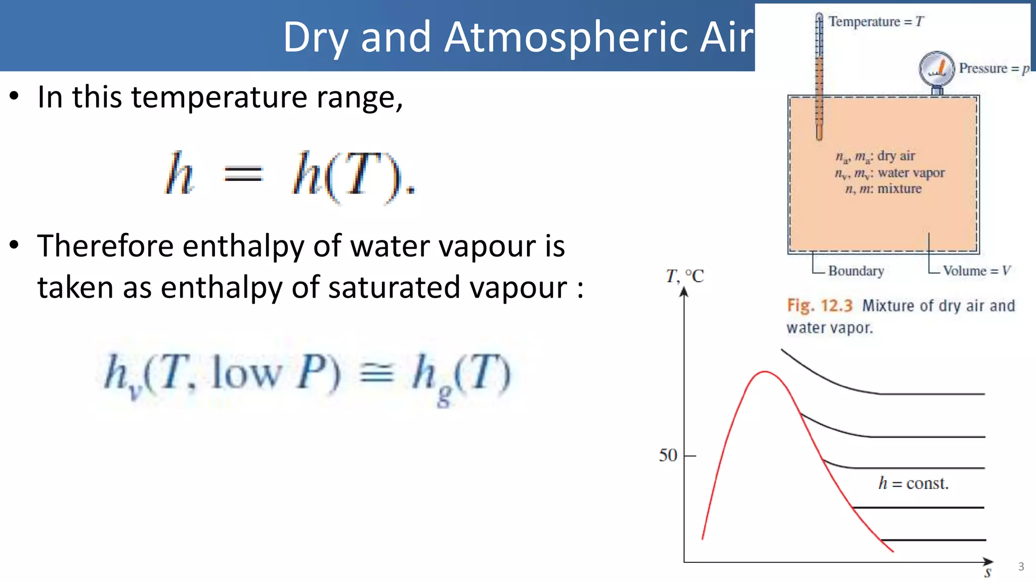 Lecture 15a - Gas Vapor Mixtures | PPTX | Chemistry | Science
