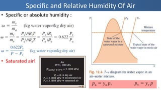 Lecture 15a - Gas Vapor Mixtures | PPTX | Chemistry | Science