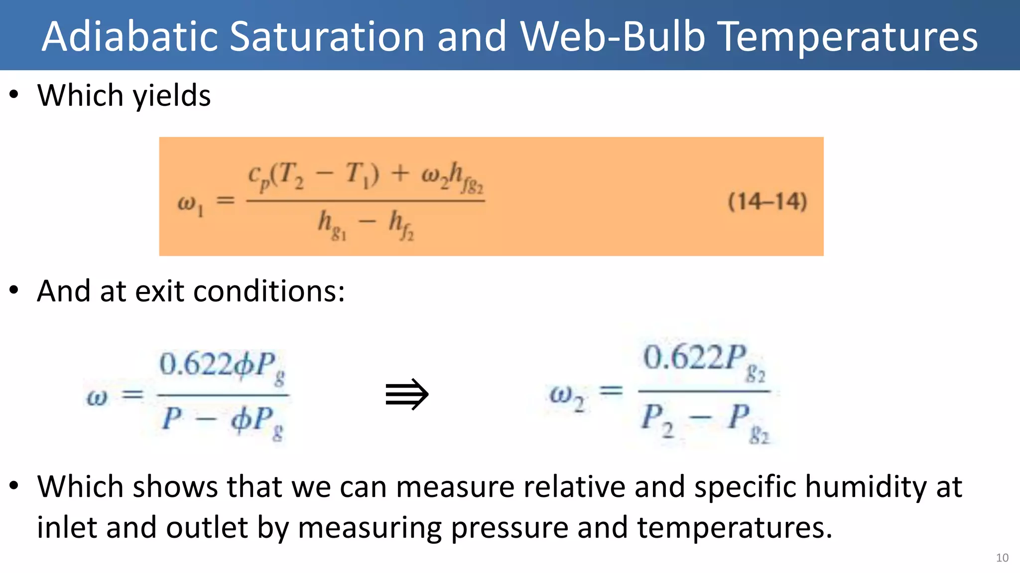 Lecture 15a - Gas Vapor Mixtures | PPTX
