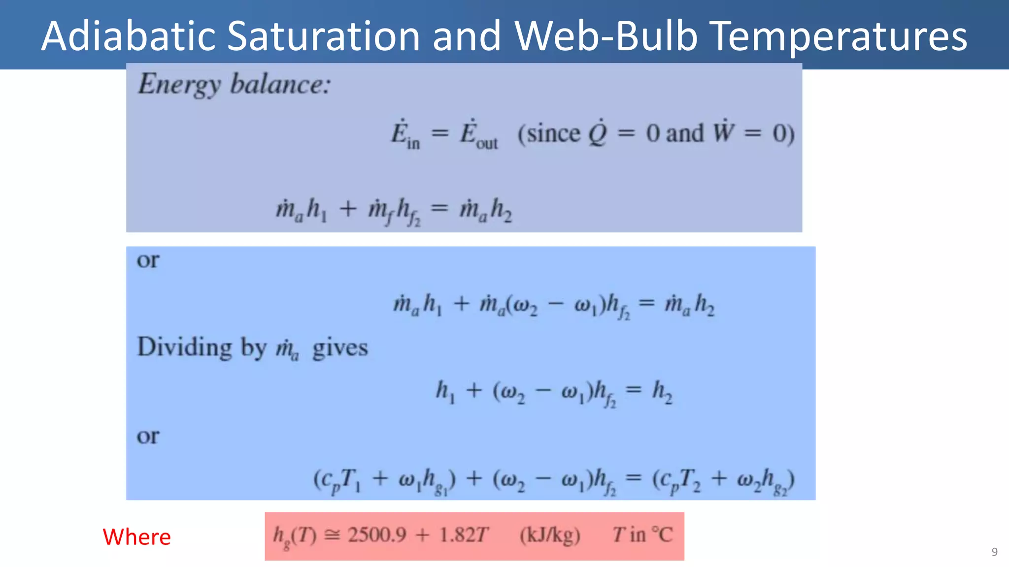 Lecture 15a - Gas Vapor Mixtures | PPTX