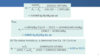 Lecture 15a - Gas Vapor Mixtures | PPTX