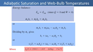 Lecture 15a - Gas Vapor Mixtures | PPTX
