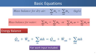 Lecture 15d - Air conditioning processes | PPTX