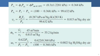 Lecture 15d - Air conditioning processes | PPTX