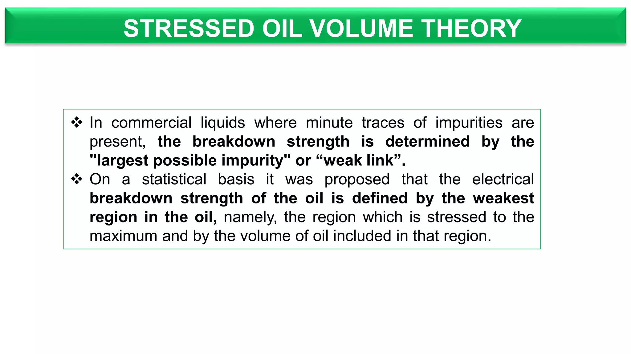 BREAKDOWN MECHANISM OF LIQUID DIELECTRICS (ALL METHODS))|BREAKDOWN IN ...