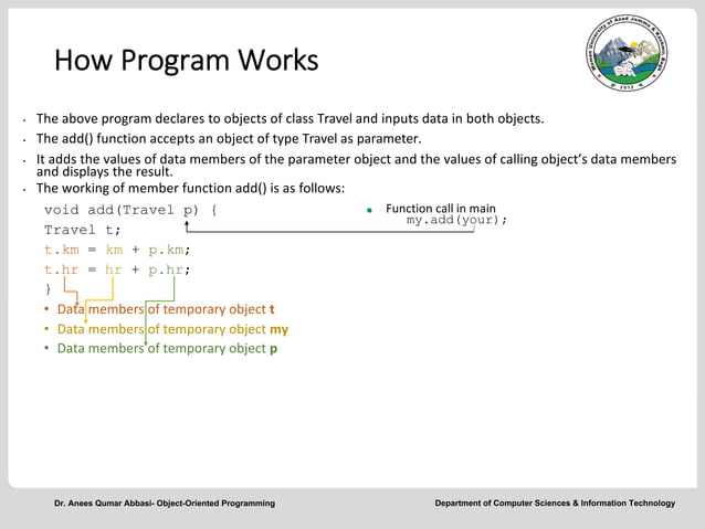 Lec_15_OOP_ObjectsAsParametersFriendClasses.pdf | Programming Languages ...