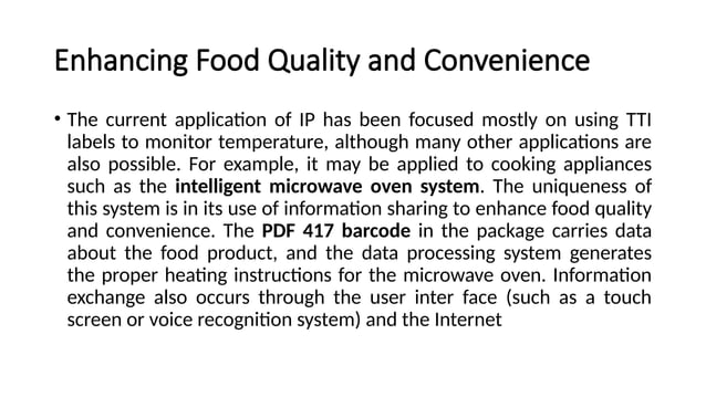 Shelf Life Estimation Intelligent Packaging | PPT