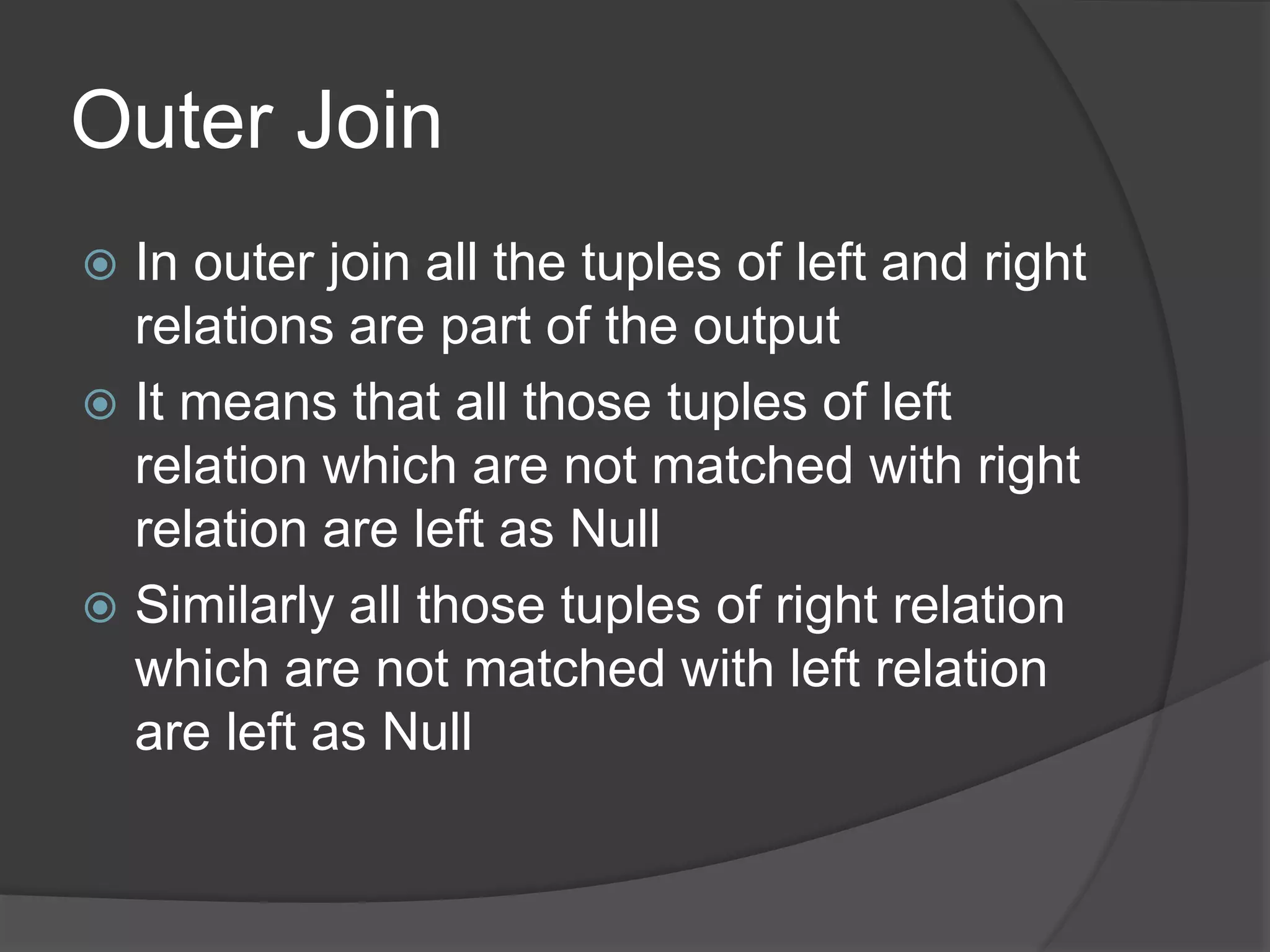 relational algebra (joins) | PPTX