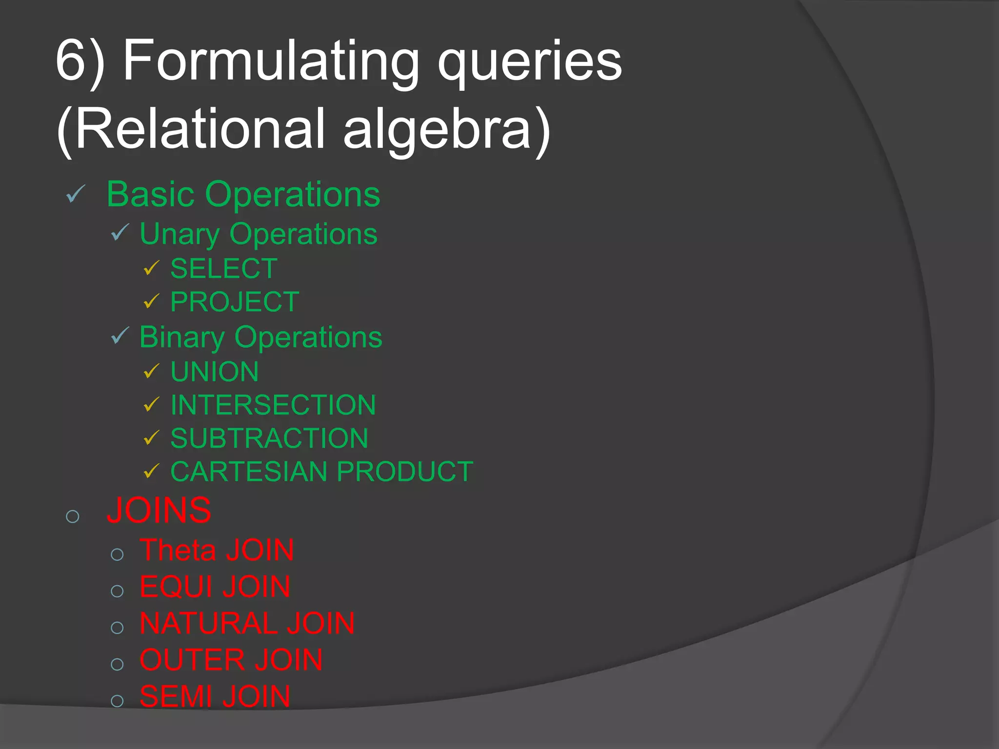 relational algebra (joins) | PPTX