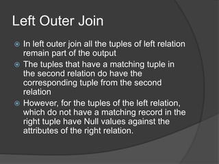 relational algebra (joins) | PPTX
