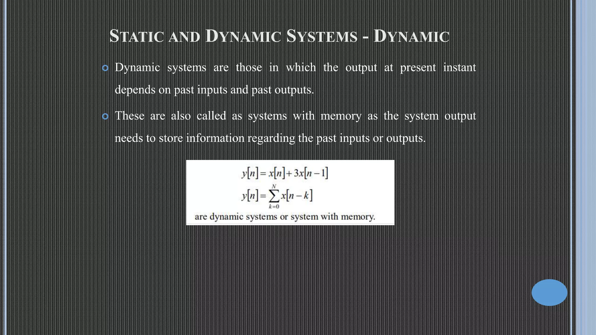 Discrete Time Systems & its classifications | PPTX