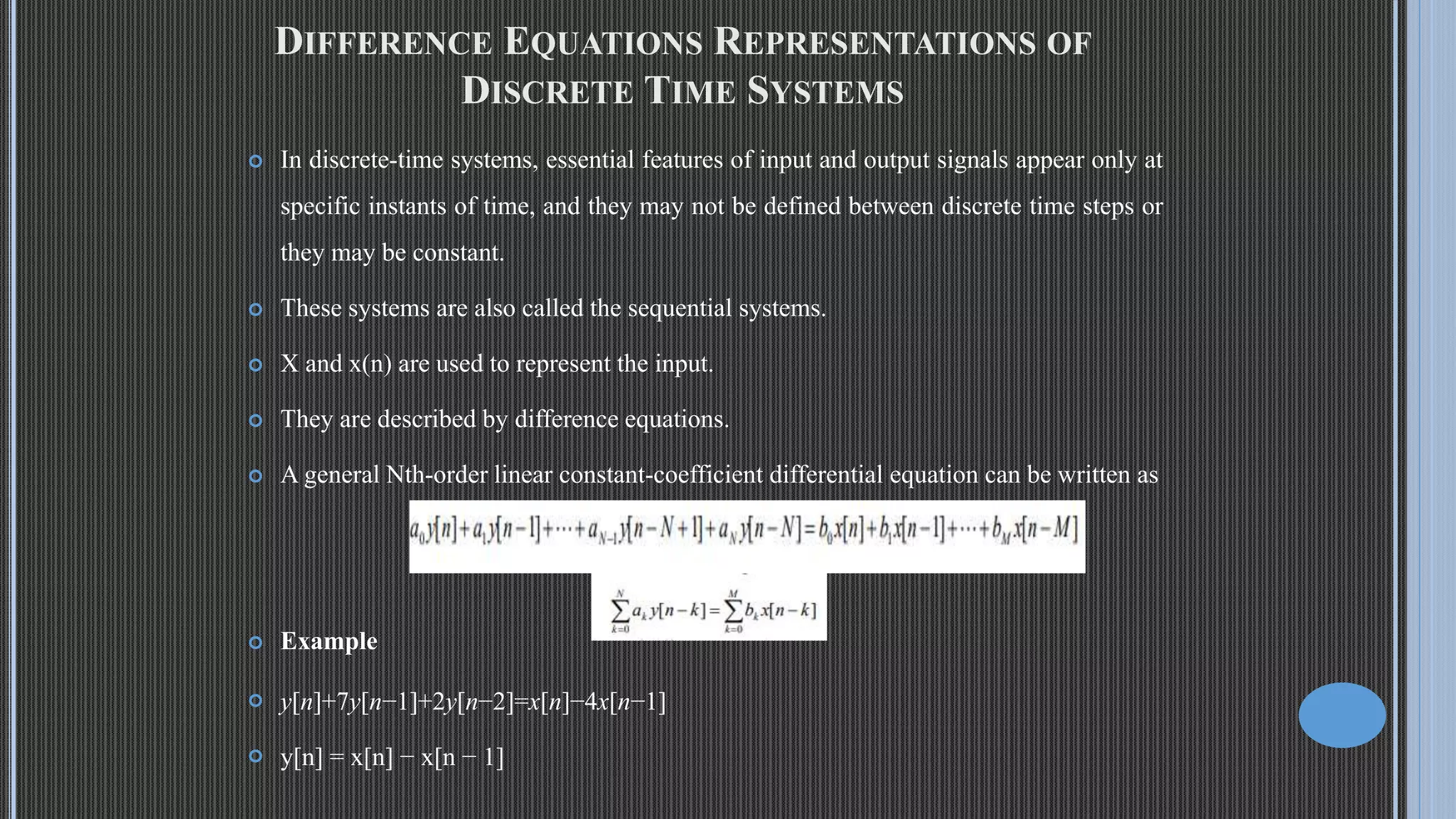 Discrete Time Systems & its classifications | PPTX