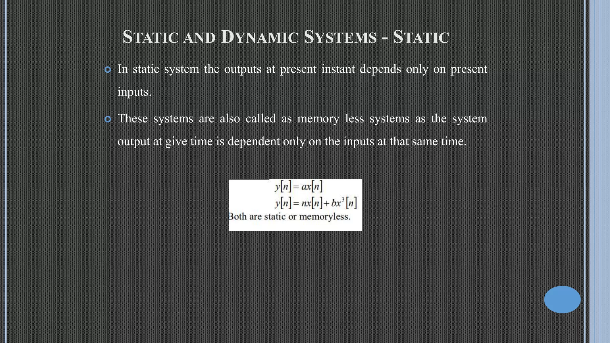 Discrete Time Systems & its classifications | PPTX
