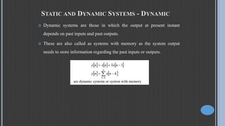 Discrete Time Systems & its classifications | PPTX