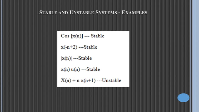 Discrete Time Systems & its classifications | PPTX | Physics | Science