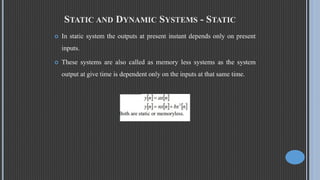 Discrete Time Systems & its classifications | PPTX