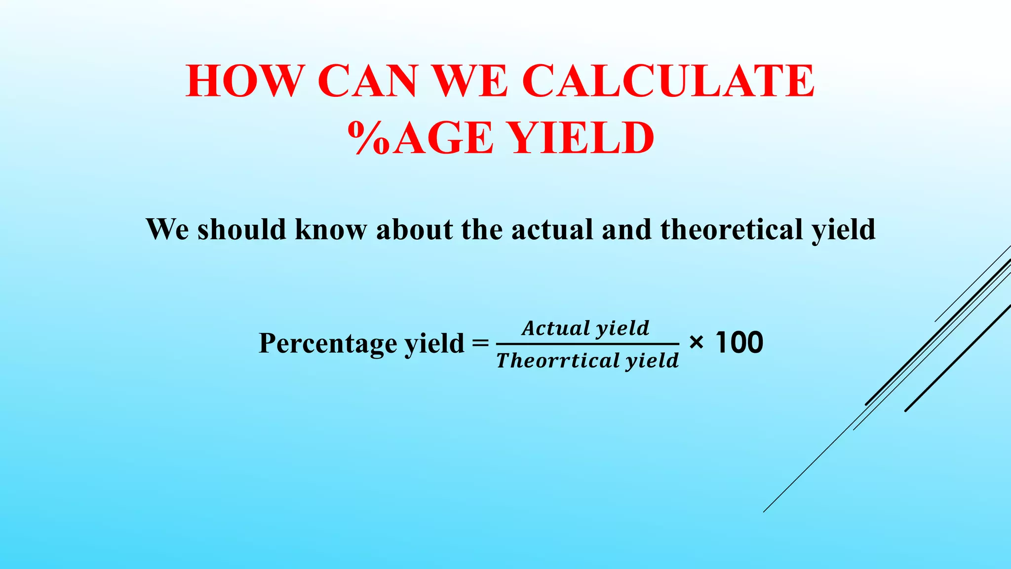 YIELD | PDF | Chemistry | Science