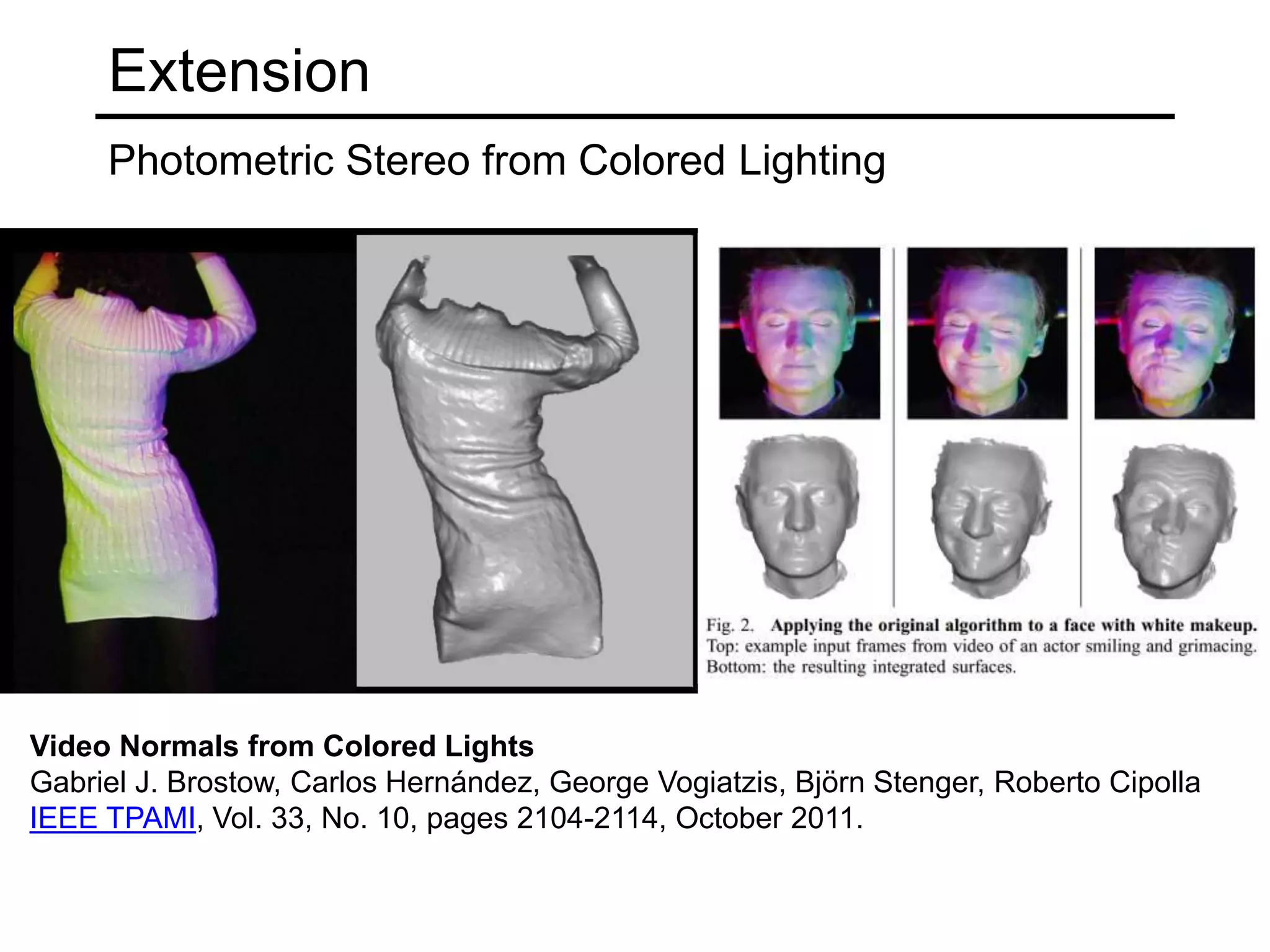 Computer vision - photometric | PPTX