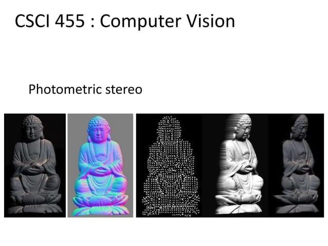 Computer vision - photometric | PPTX | 3-D Graphics | Computer Software ...