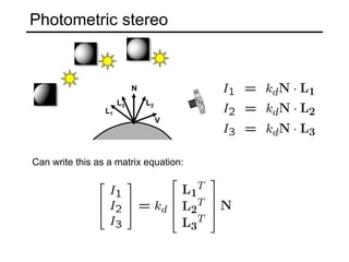 Computer vision - photometric | PPTX