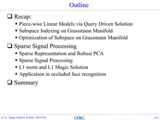 Lec17 sparse signal processing & applications | PDF