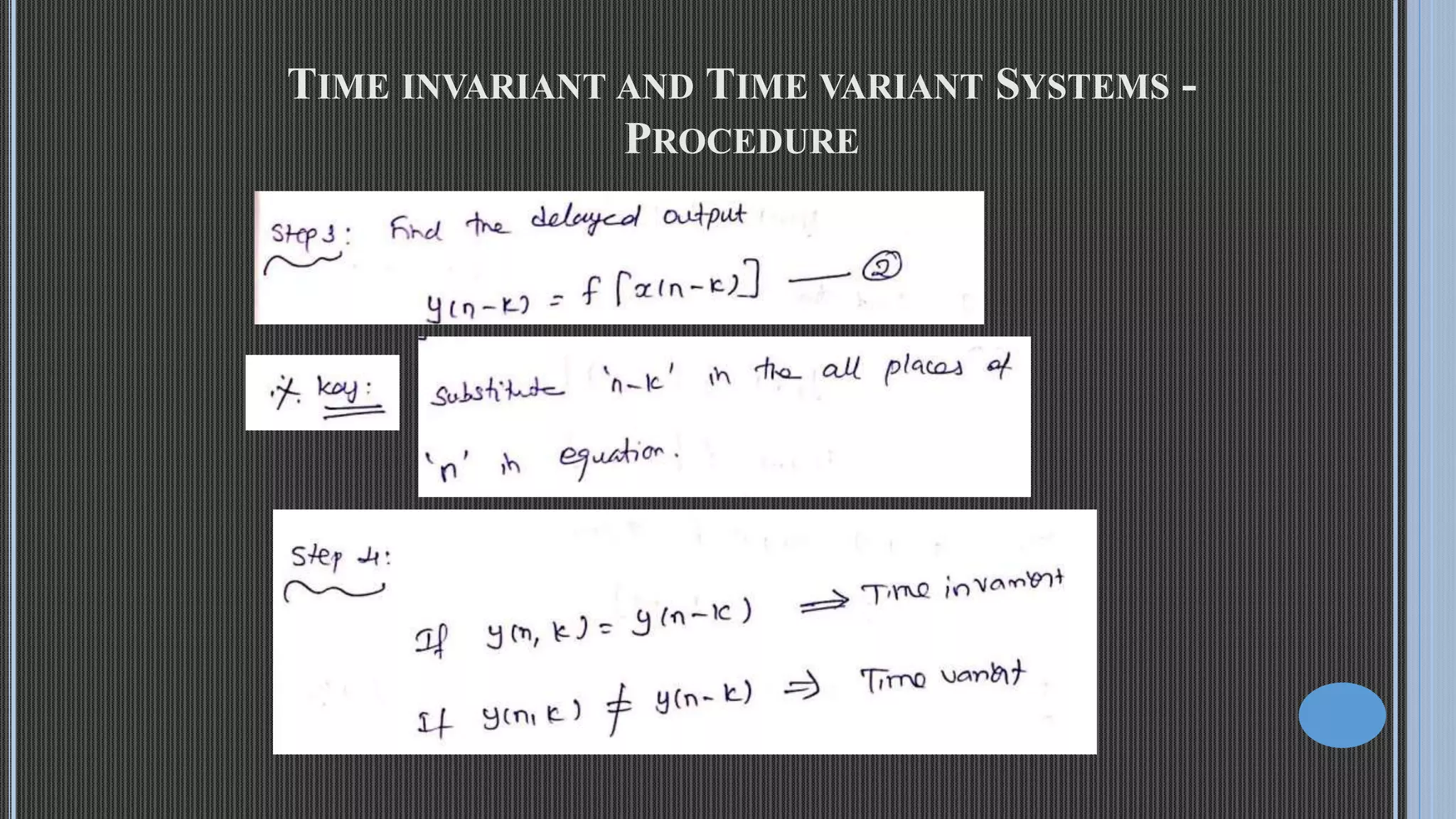 Classification of Systems - Procedural steps to solve problems | PPT