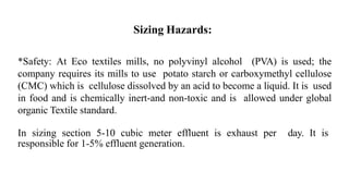 Hazards in Textile processing Industries | PPTX
